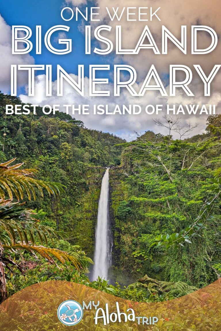Hawaii Big Island Itinerary for One Week of Beautiful Experiences