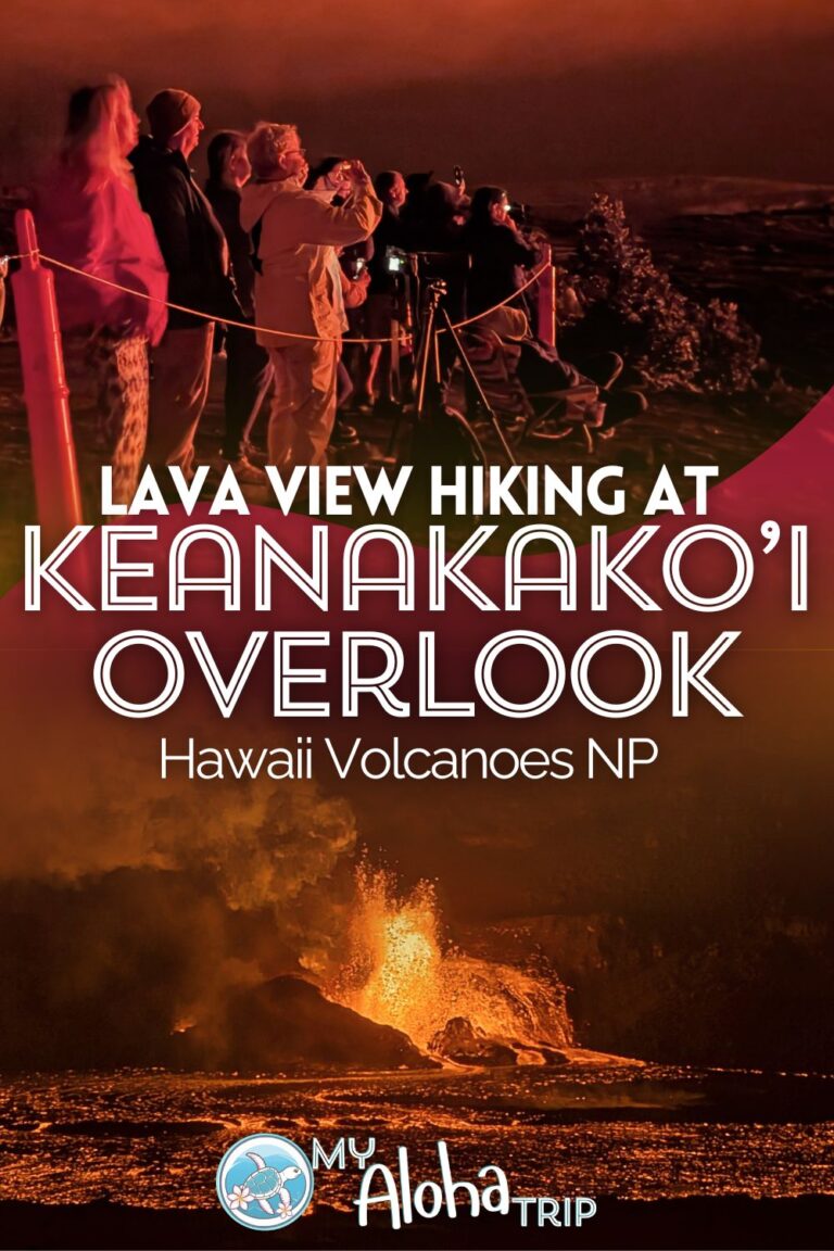 Best Lava Viewing at Hawaii Volcanoes NP: Keanakako’i Overlook